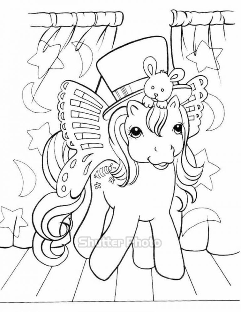 151+ Pony Tranh tô màu ngộ nghĩnh đáng yêu Update 2021