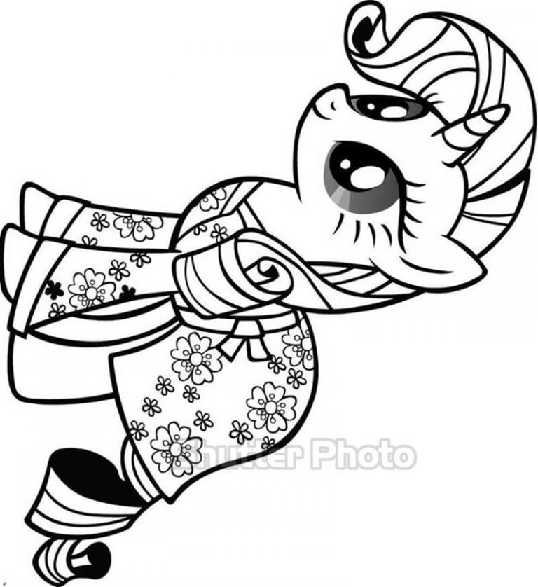 151+ Pony Tranh tô màu ngộ nghĩnh đáng yêu Update 2021