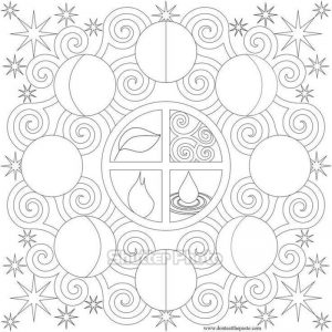 200+ tranh tô màu mặt trăng đẹp và dễ thương nhất Update 2025