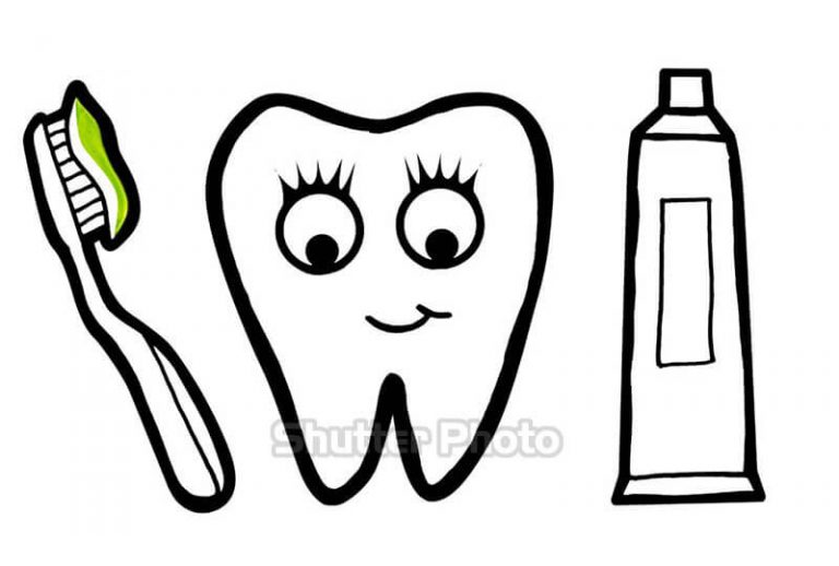37+ tranh tô màu bàn chải đánh răng đẹp nhất dễ tải dễ in Update 2025
